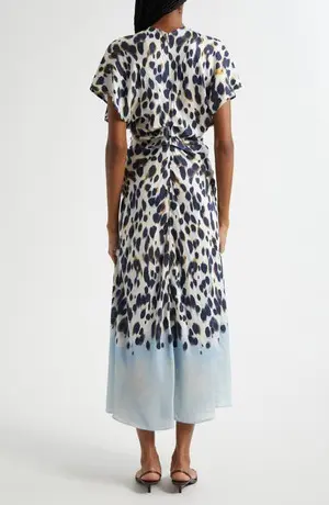 A.L.C. Dot Print A-line Dress
