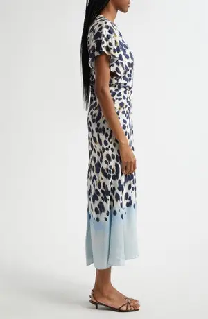 A.L.C. Dot Print A-line Dress