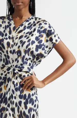 A.L.C. Dot Print A-line Dress