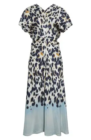 A.L.C. Dot Print A-line Dress