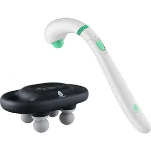 PURSONIC 9-speed Massage Gun & Portable Handheld Massager Bundle - Multicolor