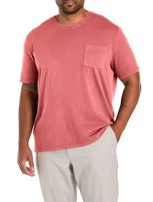 Vineyard Vines Big & Tall Garment-dyed Surf Pocket Tee - Mariner