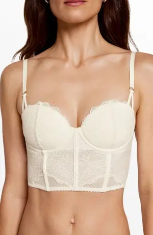 Pepper Lace Corset Top - Ecru