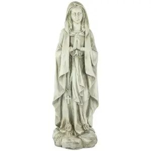 NORTHLIGHT Praying Virgin Mary Outdoor Garden Statue27.75
