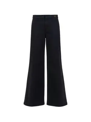 CALLAS MILANO Jane High-waist Flare Leg Trousers - Black
