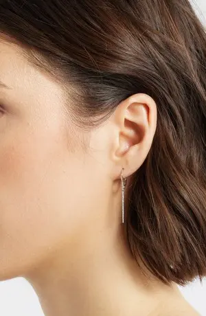 Meira T Diamond Spike Dangle Earrings