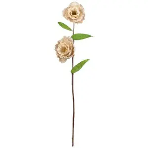 NORTHLIGHT 40" And Green Floral Craft Artificial Spring Spray - Ivory