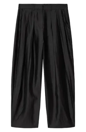ALLSAINTS Becca Pleated Trousers - Black