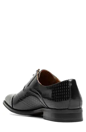 STACY ADAMS Hobson Cap-toe Derby - Black