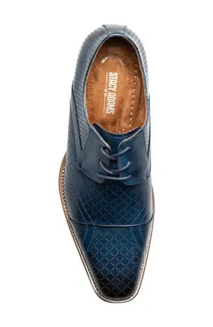 STACY ADAMS Hobson Cap-toe Derby - Blue