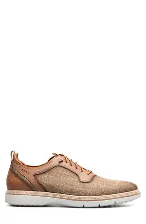 STACY ADAMS Sebert Elastic Lace Sneaker - Tan