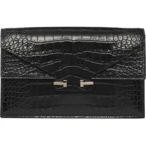 TOM FORD Mini Aube Croc-Embossed Leather Shoulder Bag