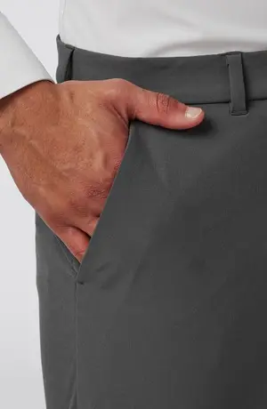 Mizzen+main Helmsman Athletic Fit Performance Chinos - Pewter
