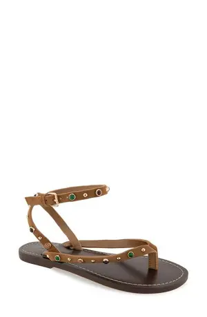 RM REBECCA MINKOFF Jamie Ankle Strap Sandal - Walnut