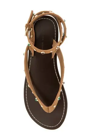 RM REBECCA MINKOFF Jamie Ankle Strap Sandal - Walnut