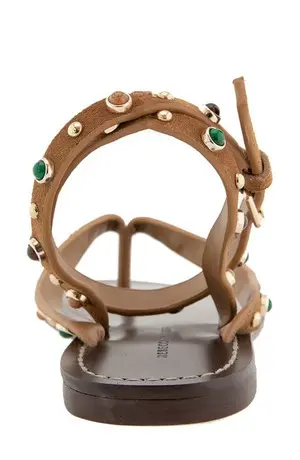 RM REBECCA MINKOFF Jamie Ankle Strap Sandal - Walnut