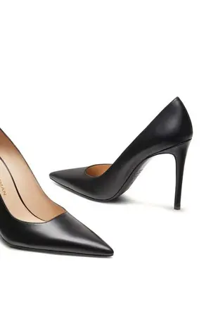 STUART WEITZMAN Pointed Toe Stiletto Pumps - Black