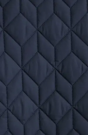 ILSE JACOBSEN Art Quilted Coat - Dark Indigo