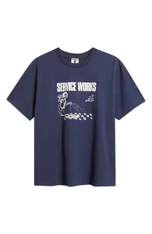SERVICE WORKS Garden Graphic Organic Cotton T-shirt