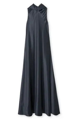REISS Tie Back Sleeveless Maxi Dress