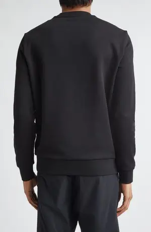 Moncler Logo Patch Fleece Sweatshirt - Black