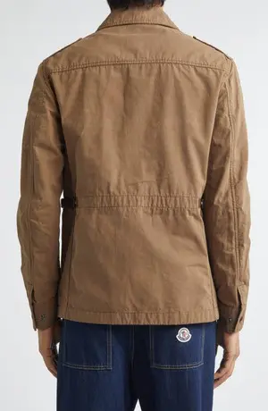 Moncler Amnicon Canvas Field Jacket - Coriander