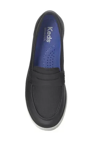 Keds® Center Ii Leather Sneaker - Black
