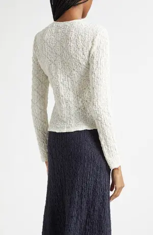 Veronica Beard Gillingham Lace Cardigan - Dove