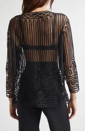 BODE Threadwork Silk & Cotton Overshirt