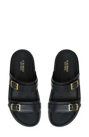 G.H.BASS Cecilia Slide Sandal - Black
