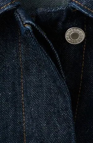 Mango Dark-wash Denim Jacket