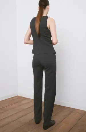 Mango Straight Leg Trousers