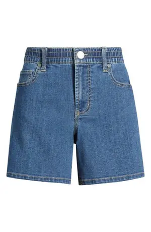 1822 Denim High Waist A-line Denim Shorts