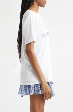Isabel Marant Étoile Zewel Oversize Cotton Graphic T-shirt