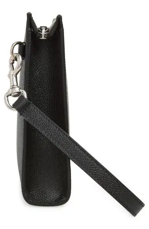 Valentino Garavani Vlogo Leather Zip Pouch - Black