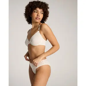 NUDEA Honeycomb Semi-demi Balconette Bra - Lily