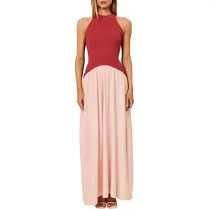 Solid & Striped The Isola Sleeveless Maxi Dress - Rooftop Red