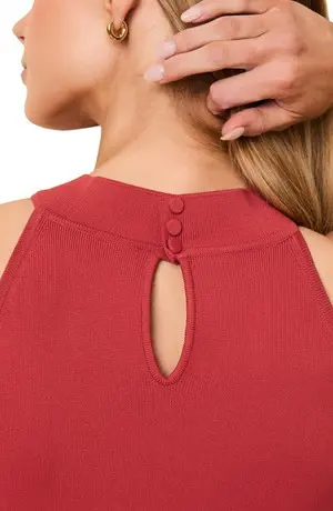 Solid & Striped The Isola Sleeveless Maxi Dress - Rooftop Red