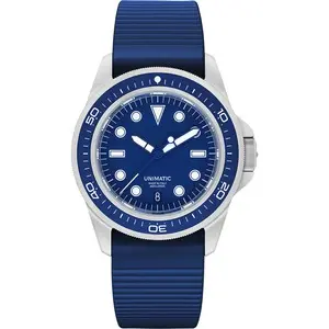 UNIMATIC Modello Uno U1s-pd6-rb Pro Diver Strap Watch - Blue
