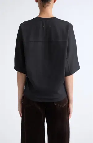 Ossou Rift Crop Jersey T-shirt - Dusk