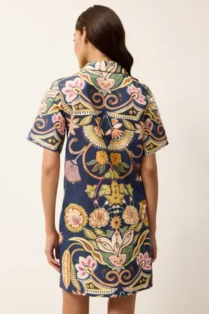 MARIE OLIVER Dede Mini Dress - Neptune