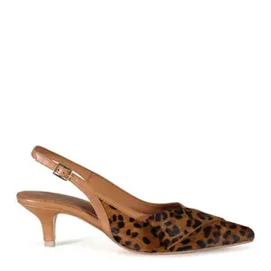 DIBA TRUE Settle Down Slingback Pump - Leopard/tan