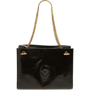 Versace Medium Cabine Shoulder Bag - Black-gold