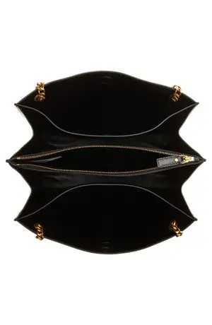 Versace Medium Cabine Shoulder Bag - Black-gold