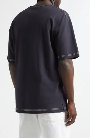LEMAIRE Boxy Cotton & Linen T-shirt - Urchin