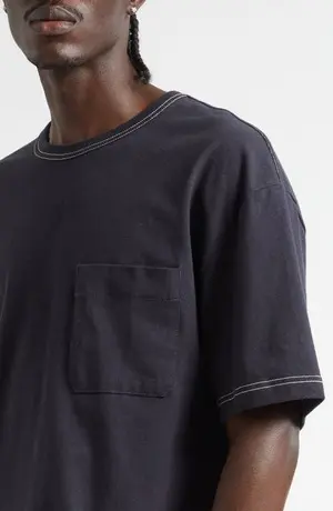 LEMAIRE Boxy Cotton & Linen T-shirt - Urchin