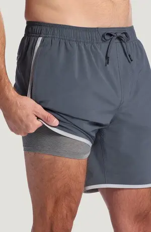 FREE FLY Downshore Swim Trunks - Storm Cloud