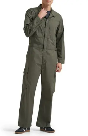 LEEM Parachute Unionall Jumpsuit - Oak Moss