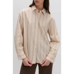 M&s Striped Button-front Shirt