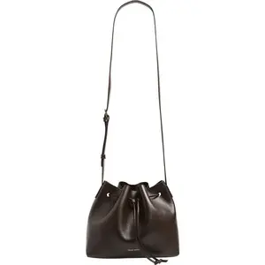 Drawstring Leather Bucket Bags